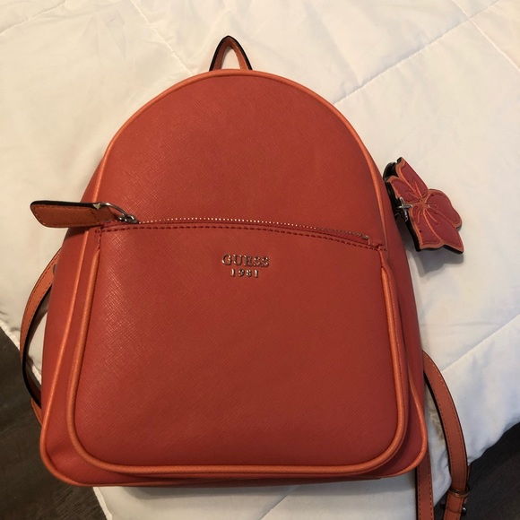 Guess | Bags | Guess 981 Peach Backpack | Poshmark
